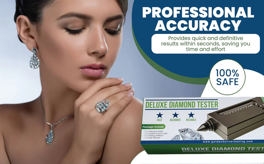 GTE Deluxe Diamond & Gemstone Analyzer Tester for Moissanites Stones L ...