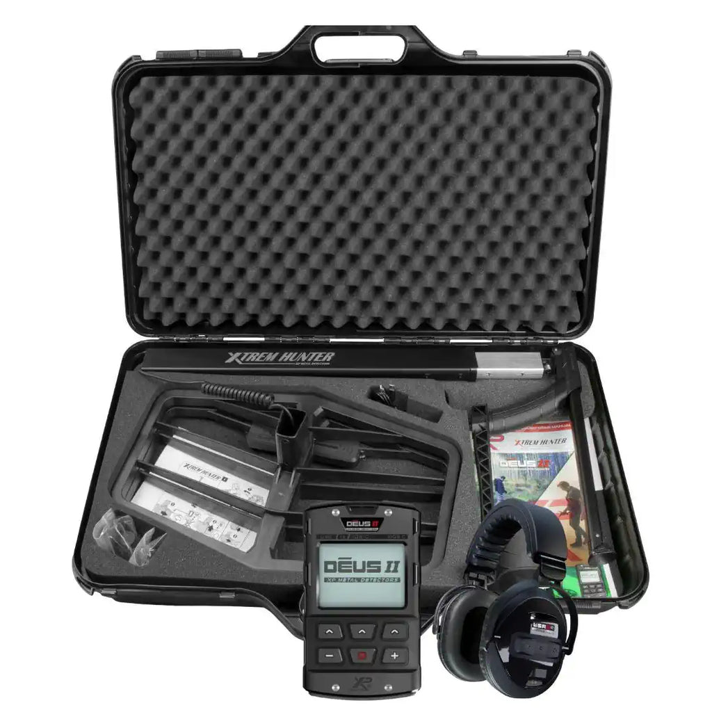 XP Deus II Metal Detector With XTREM Hunter 2-Box and 9″ FMF Coil ...
